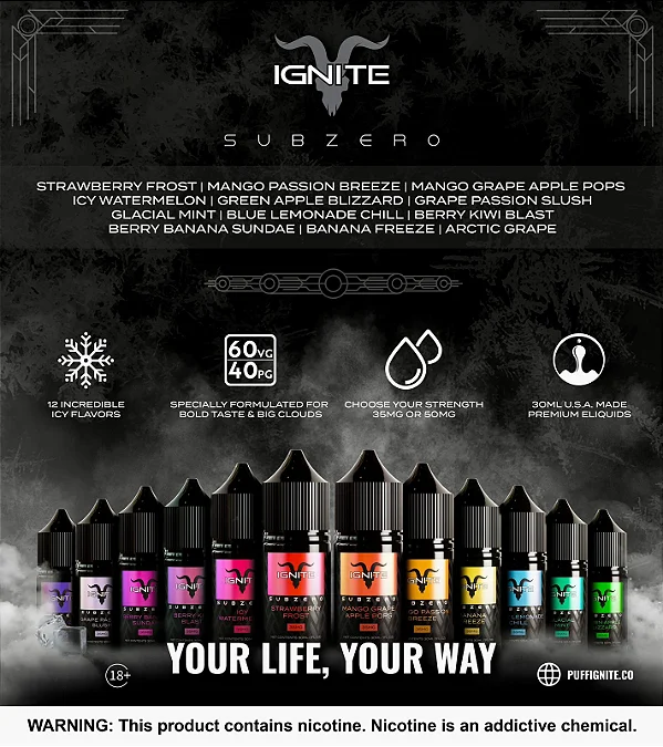Ignite Salt - Berry Kiwi Blast 30ml - Oficina Vapor