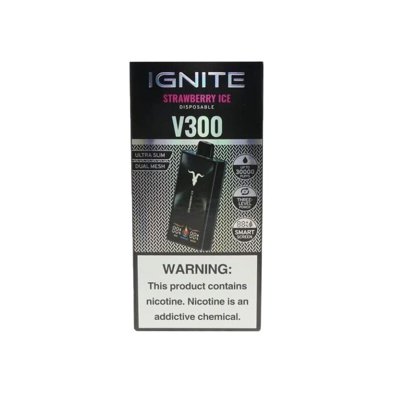 Ignite - V300 Black Pod Descartável 30000 Puffs - Oficina Vapor